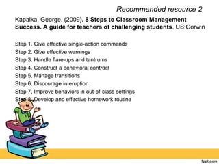 Classroom management | PPT | Educational Assessment | Education