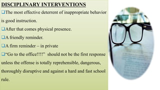 Classroom management | PPTX