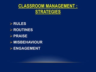Classroom Management | PPTX