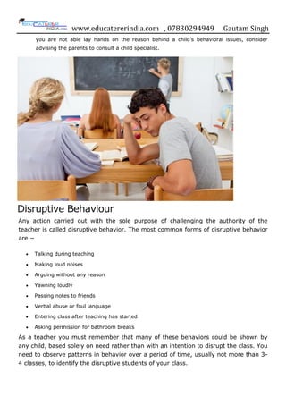 Classroom management | PDF