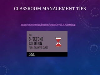 Classroom management | PPT
