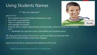 Classroom management | PPTX