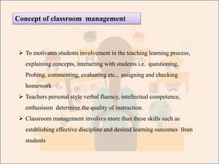 Classroom management | PPT
