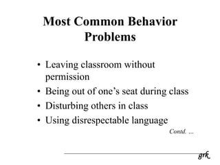 Classroom management | PPT
