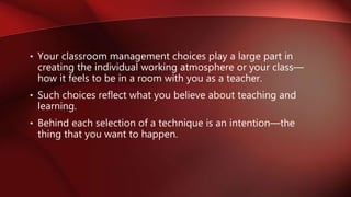 CLASSROOM MANAGEMENT.pptx | Professional School | Postgraduate Education