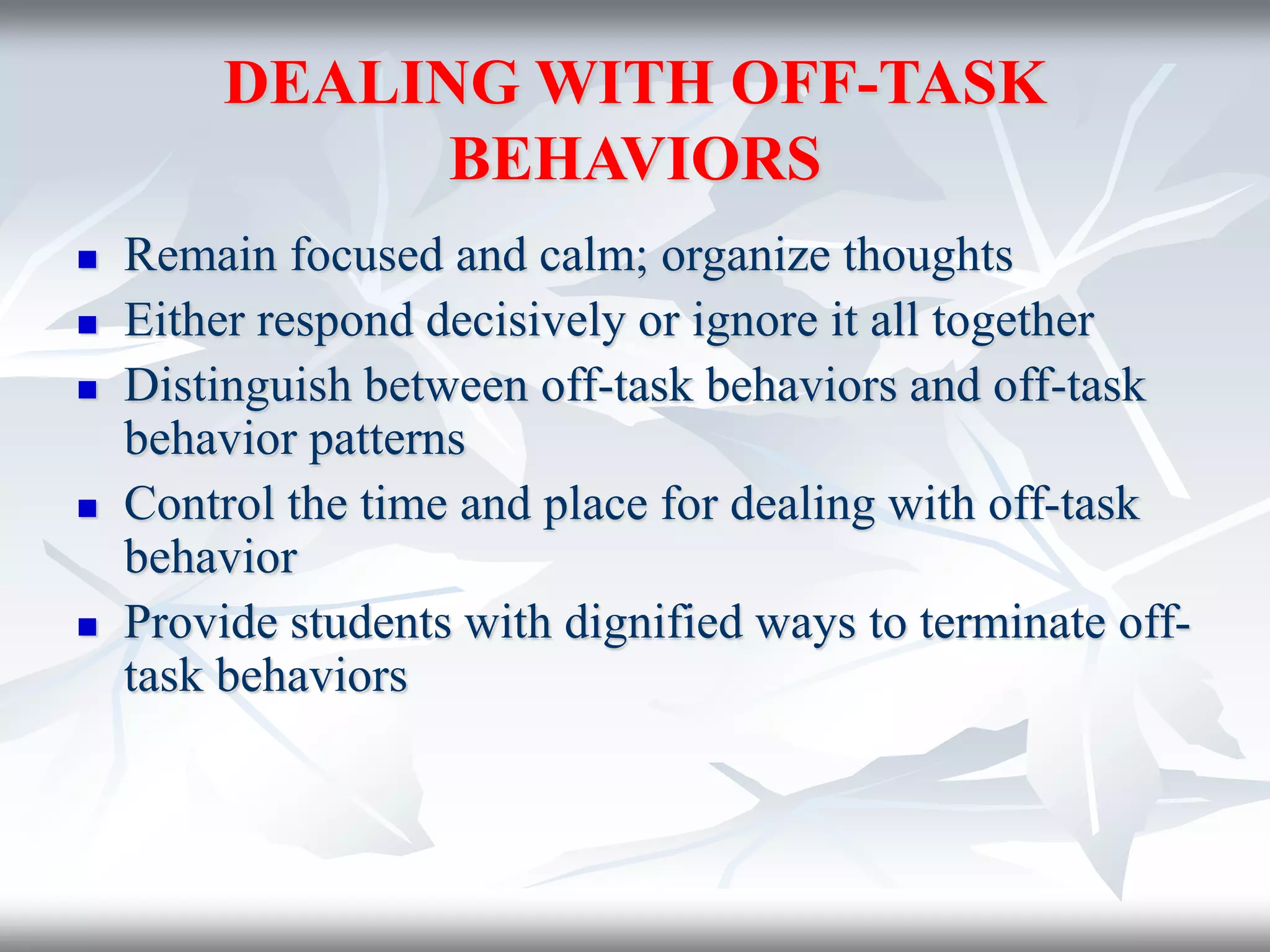 Classroom management.ppt