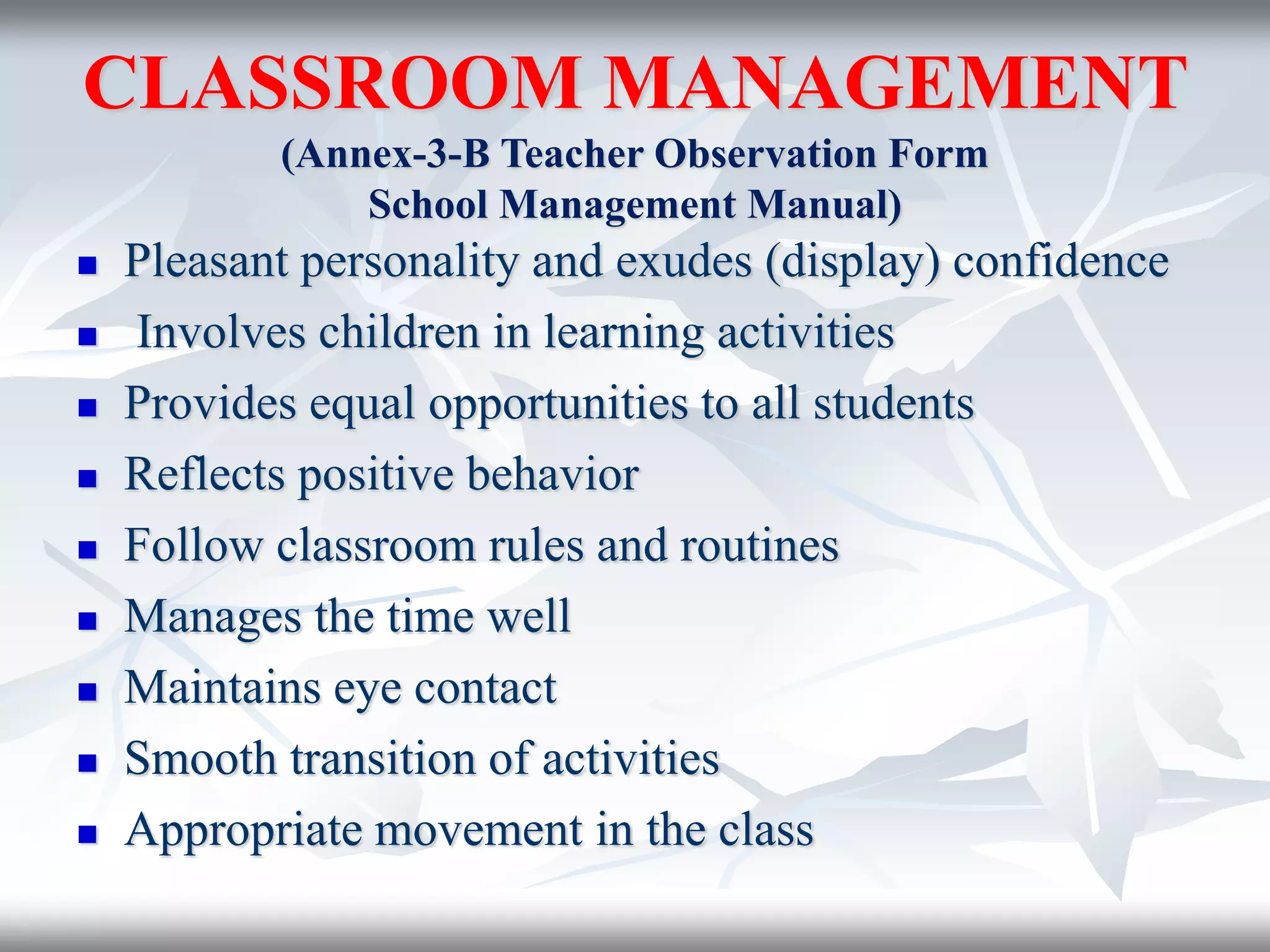 Classroom management.ppt