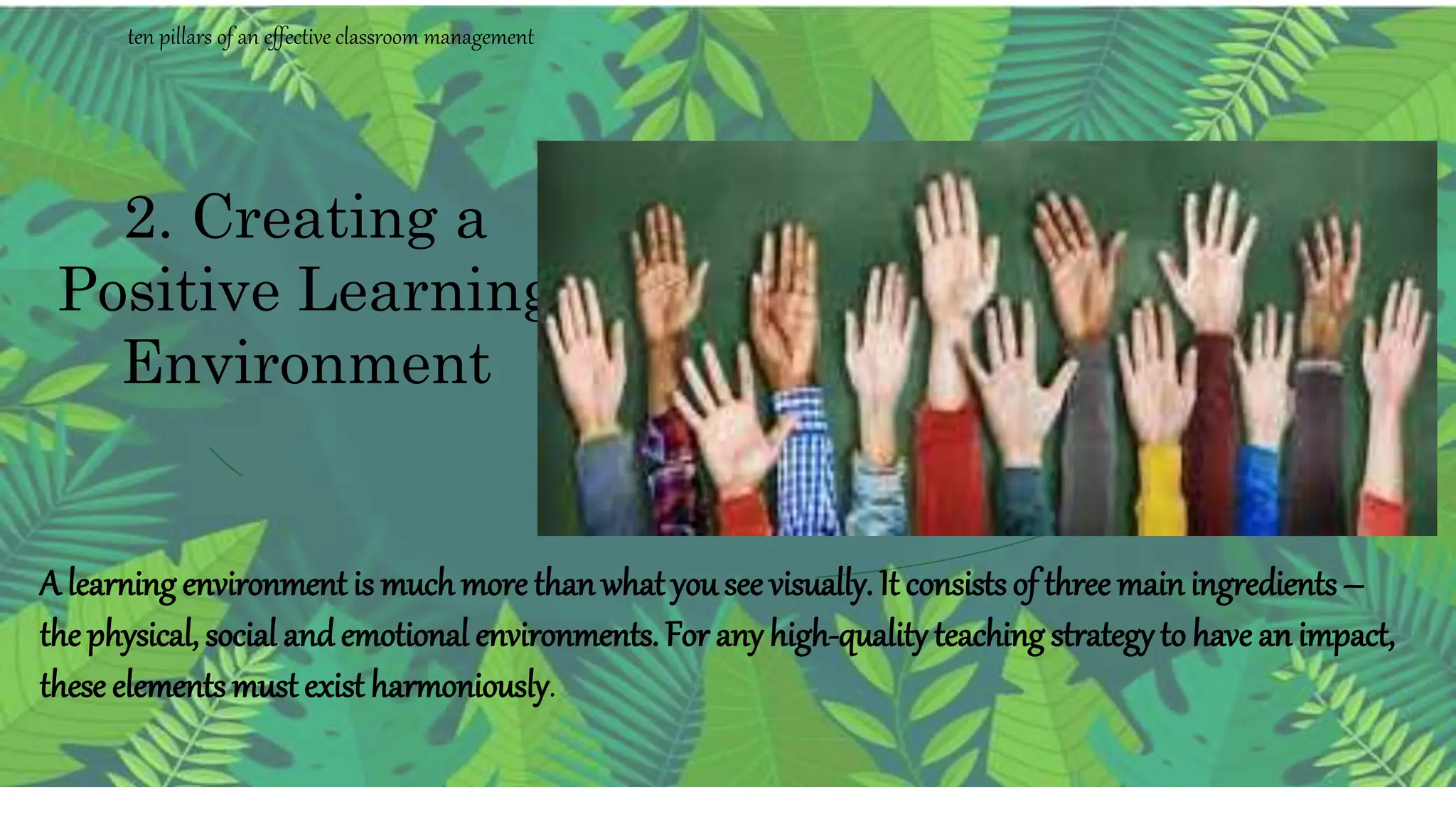 The classroom Management Training ...pptx