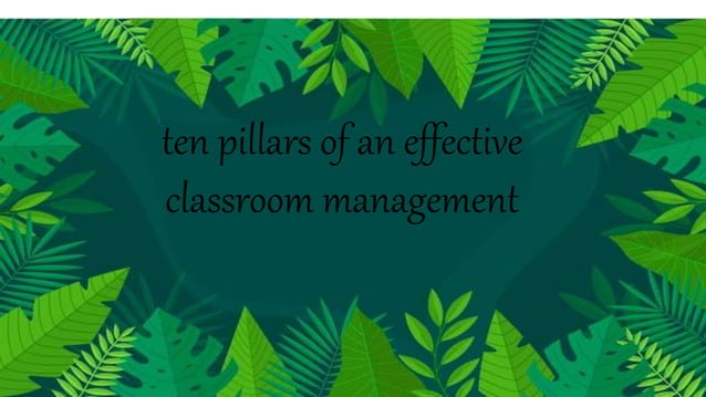 The classroom Management Training ...pptx