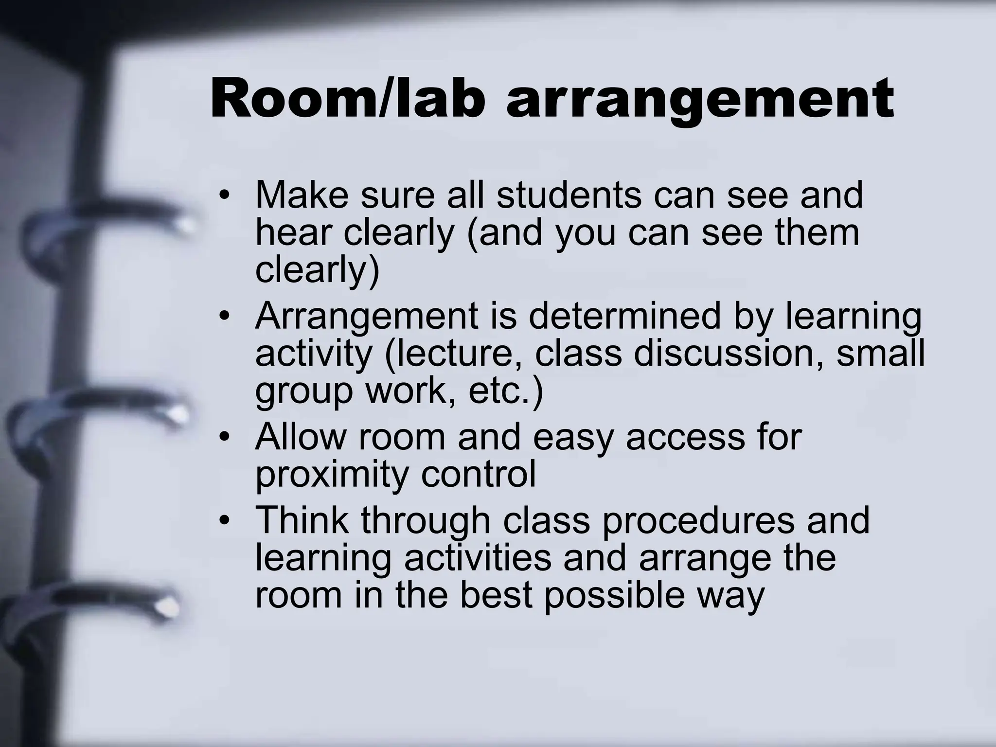 classroom management (how to manage your class) .ppt
