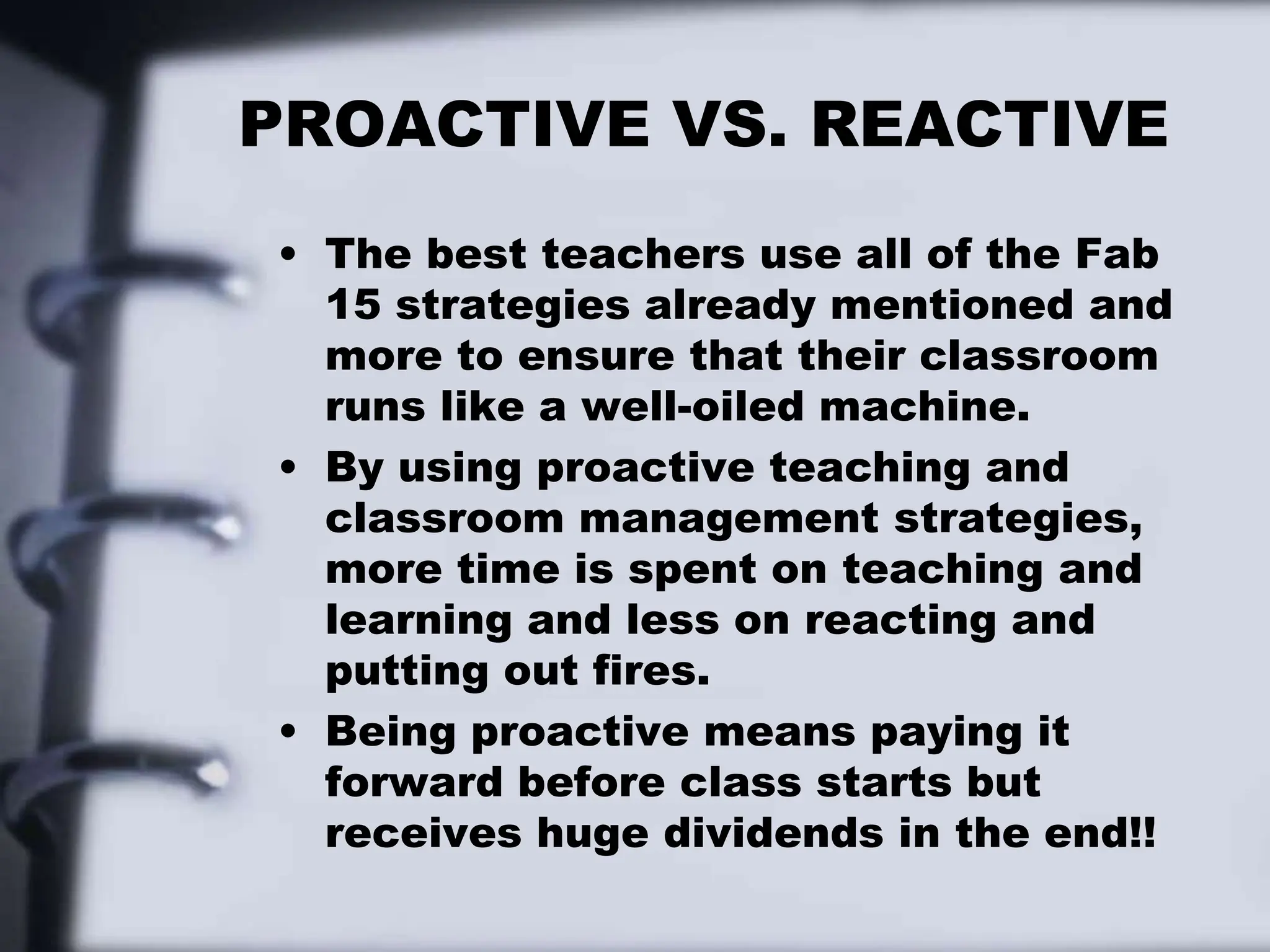 Effective Classroom Management Strategies | PPT