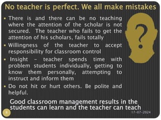 Classroom Management in the 21st Century | PPTX