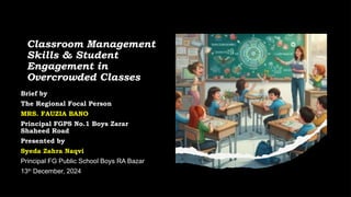 Classroom Management in overcrowded situations.pptx