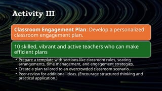 Classroom Management How to manage Class room | PPTX