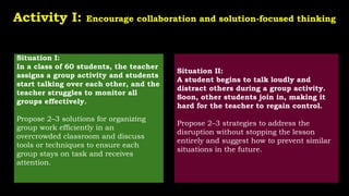 Classroom Management How to manage Class room | PPTX