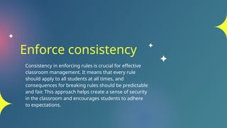 Classroom Management.for teachers of secondary schoolpptx | PPT