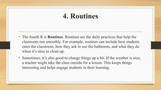 Classroom Management and good lesson planning | PPTX