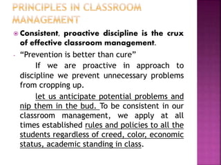 Classroom management armely | PPTX