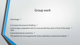 Classroom management grouping students | PPTX