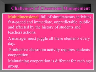 Classroom management 1 | PPTX