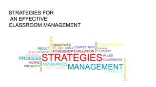 classroom management power point presentation | PPTX