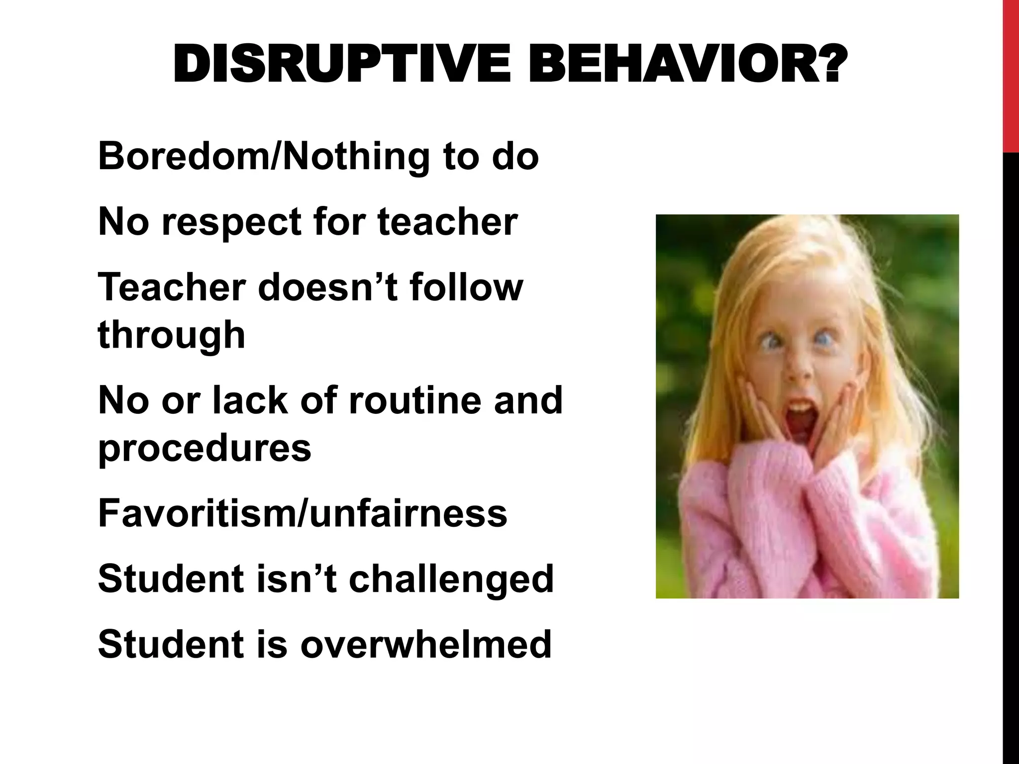 Classroom management 101 | PPT