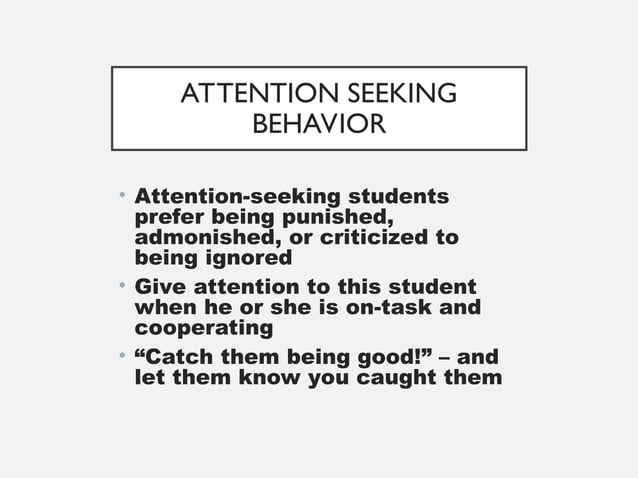 Classroom Management in the Classroom 101 | PPT