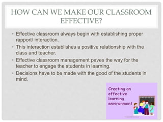 Classroom management | PPTX
