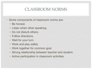 Classroom management | PPTX