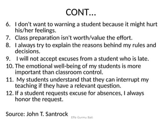 Classroom Management: Training for Primary and Secondary school ...
