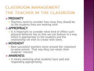 Classroom management and interaction | PPT