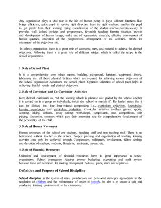 Classroom management and organization | DOCX
