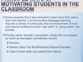 Classroom Management and Student Motivation | PPTX