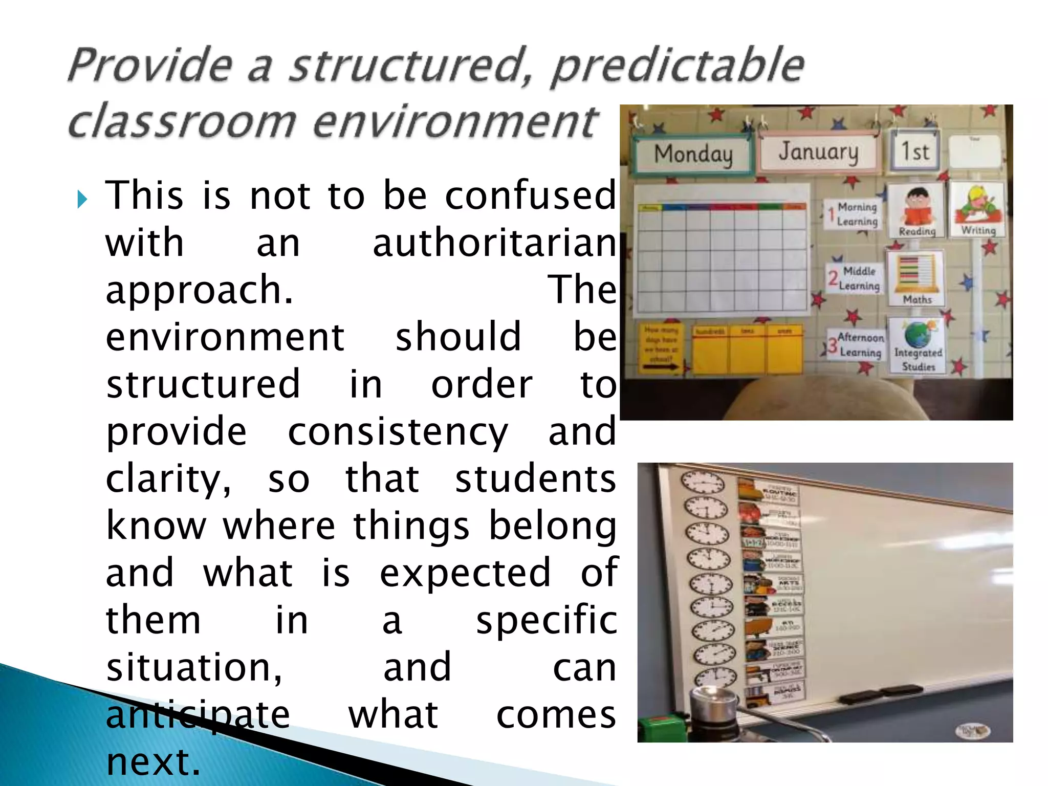 Classroom management autism | PPTX