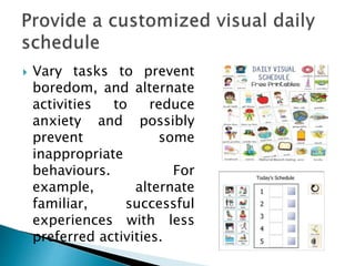 Classroom management autism | PPTX