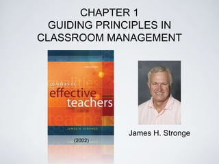 Classroom Management Ch1Ch2- Principle of Teaching | PPTX