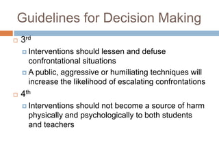 Coping with Common Behavior Problem - Non Verbal Intervention | PPTX