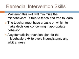 Coping with Common Behavior Problem - Non Verbal Intervention | PPTX