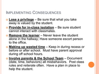 Classroom Management & Discipline - Chapter 9.ppt