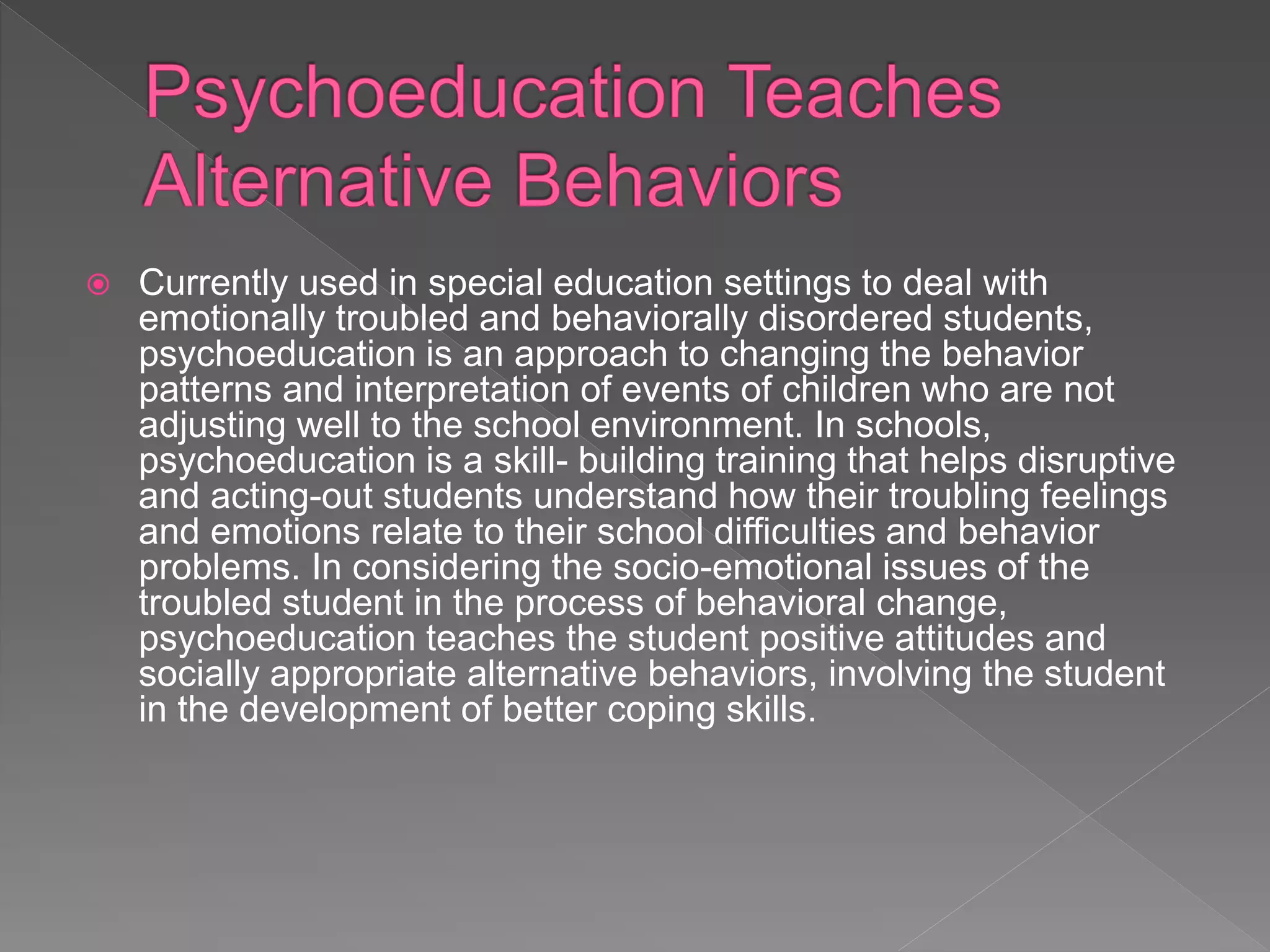 Classroom Management of Disruptive Students: Applications of Child ...
