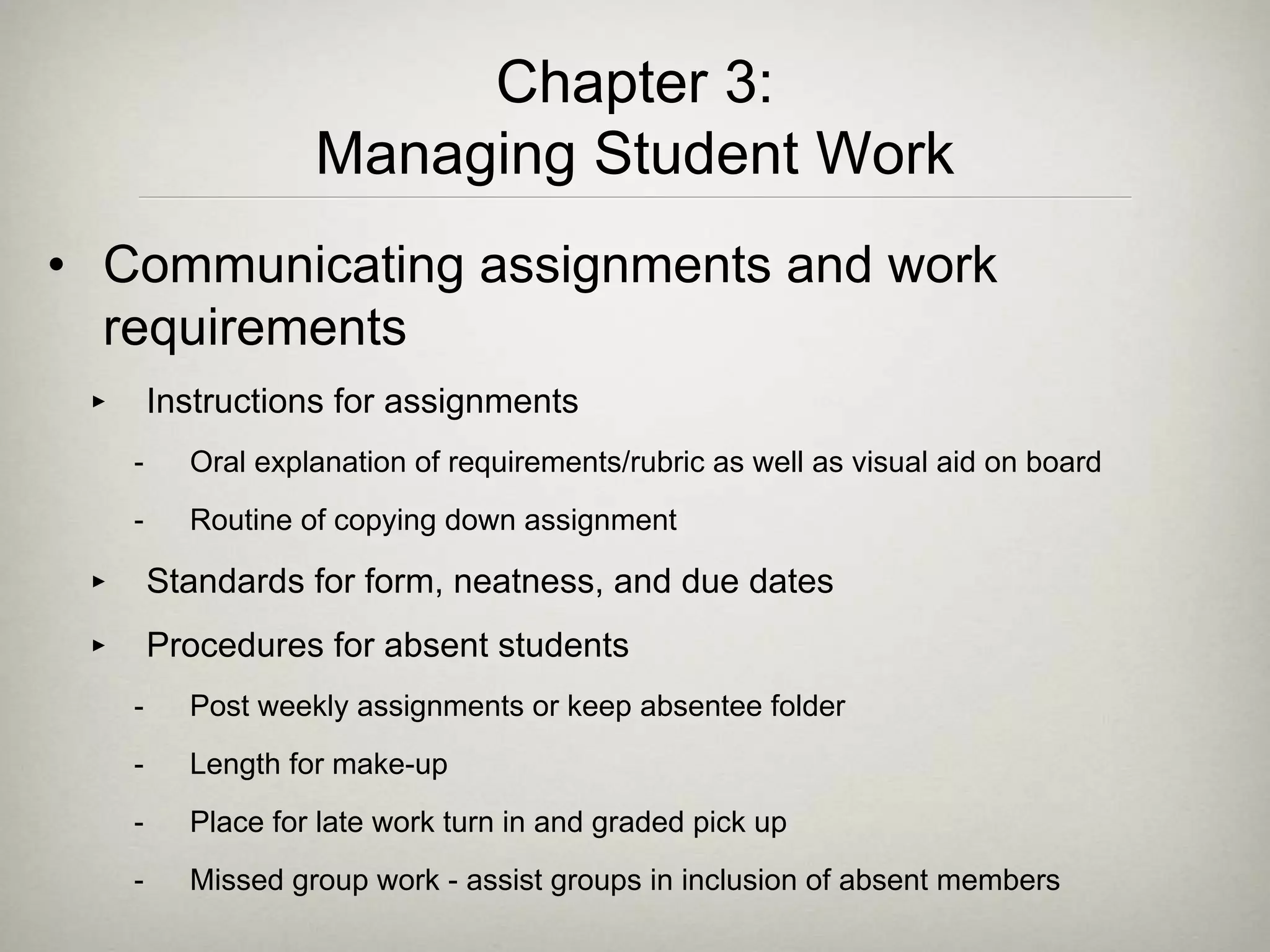 classroom management for middle and high school.ppt