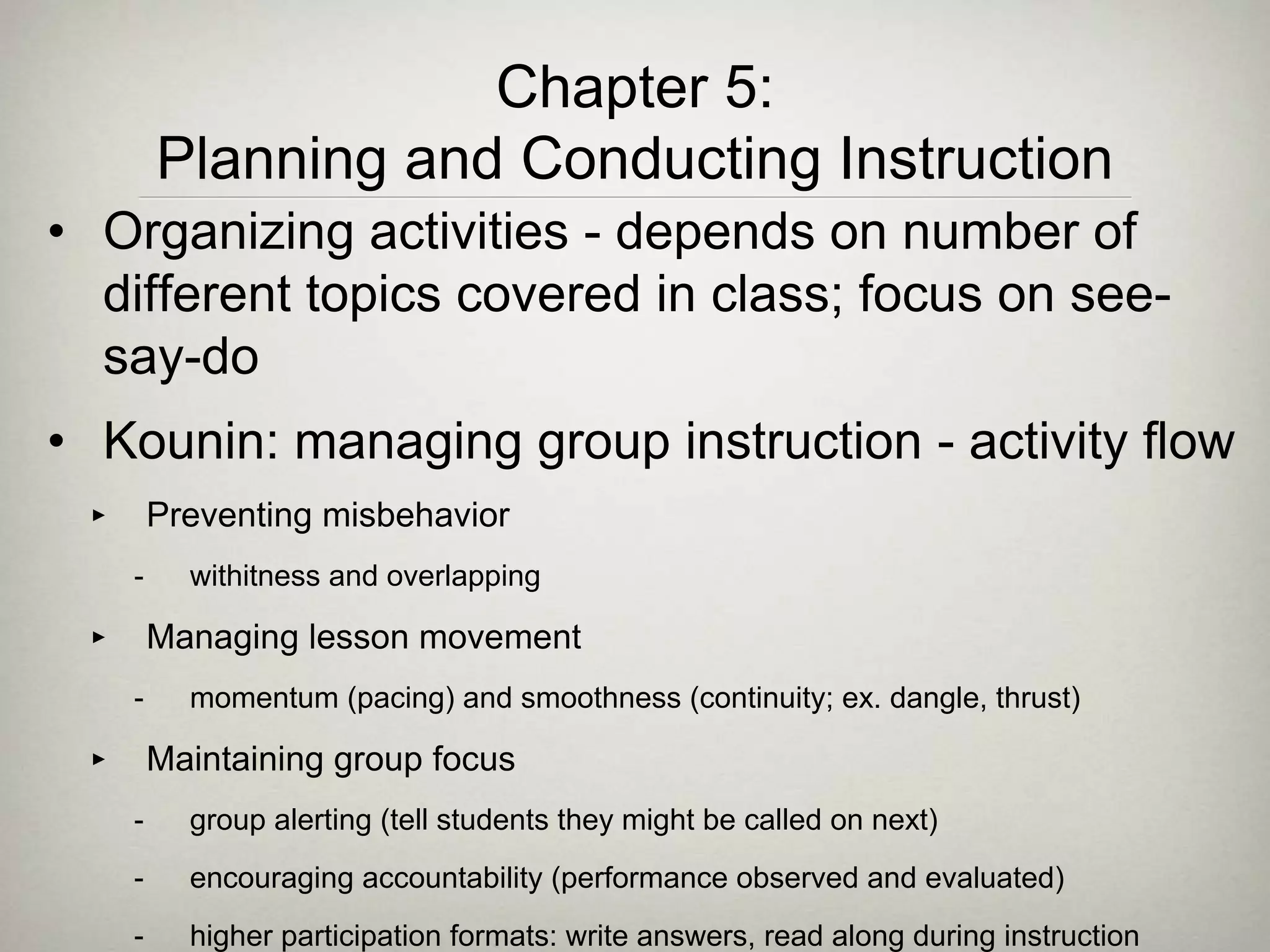 classroom management for middle and high school.ppt