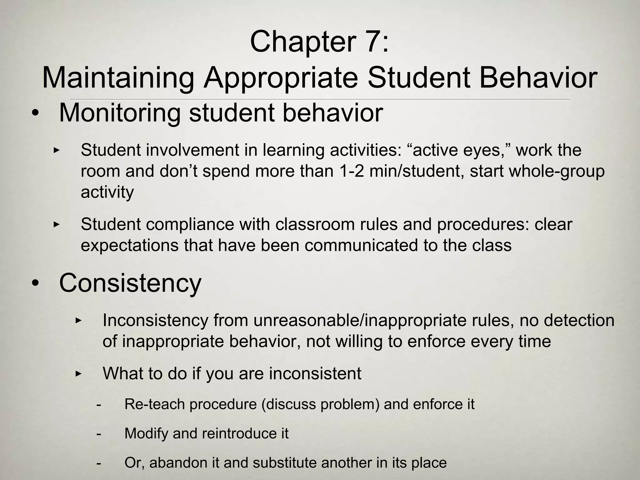 classroom management for middle and high school.ppt