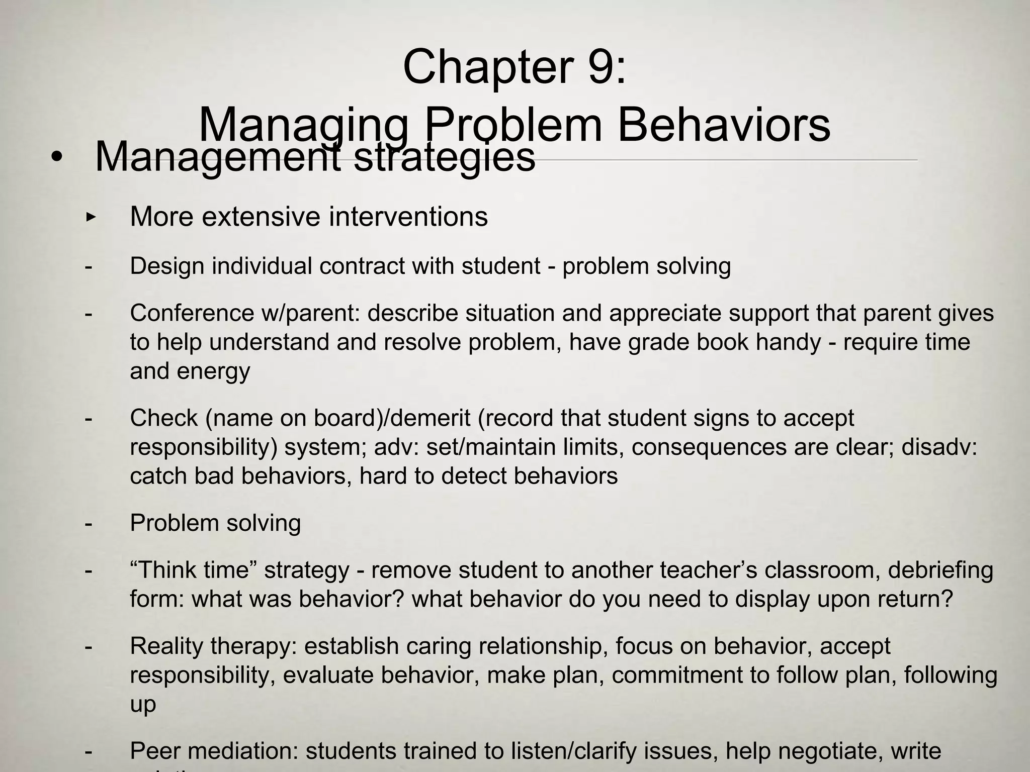 classroom management for middle and high school.ppt