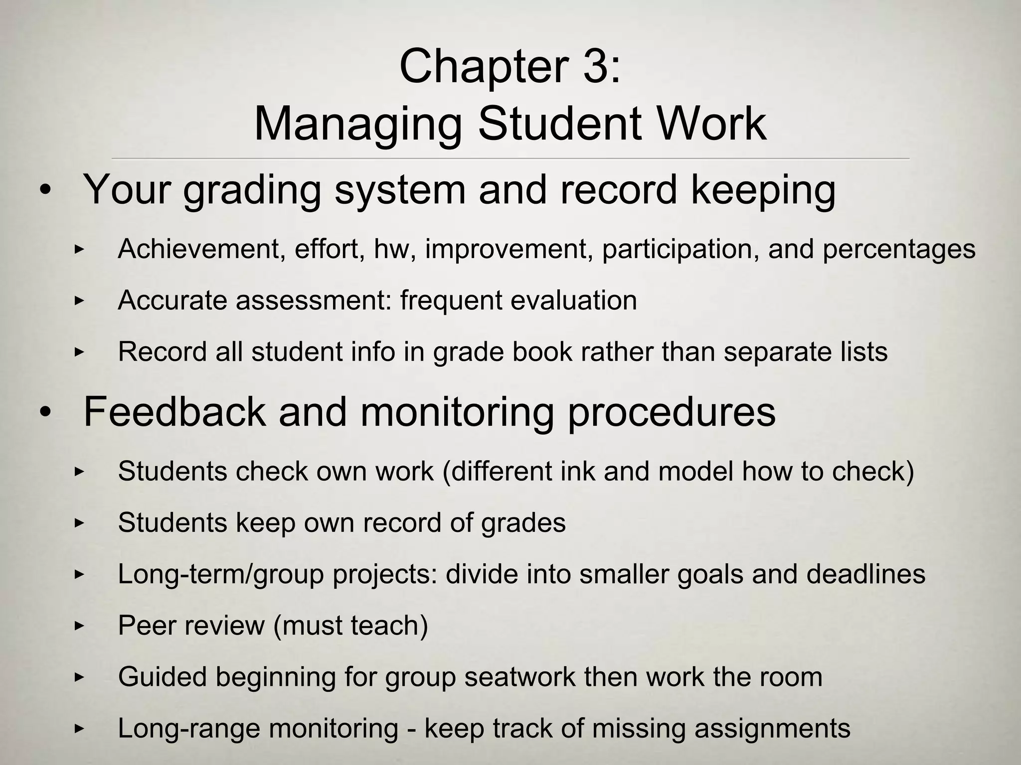 classroom management for middle and high school.ppt