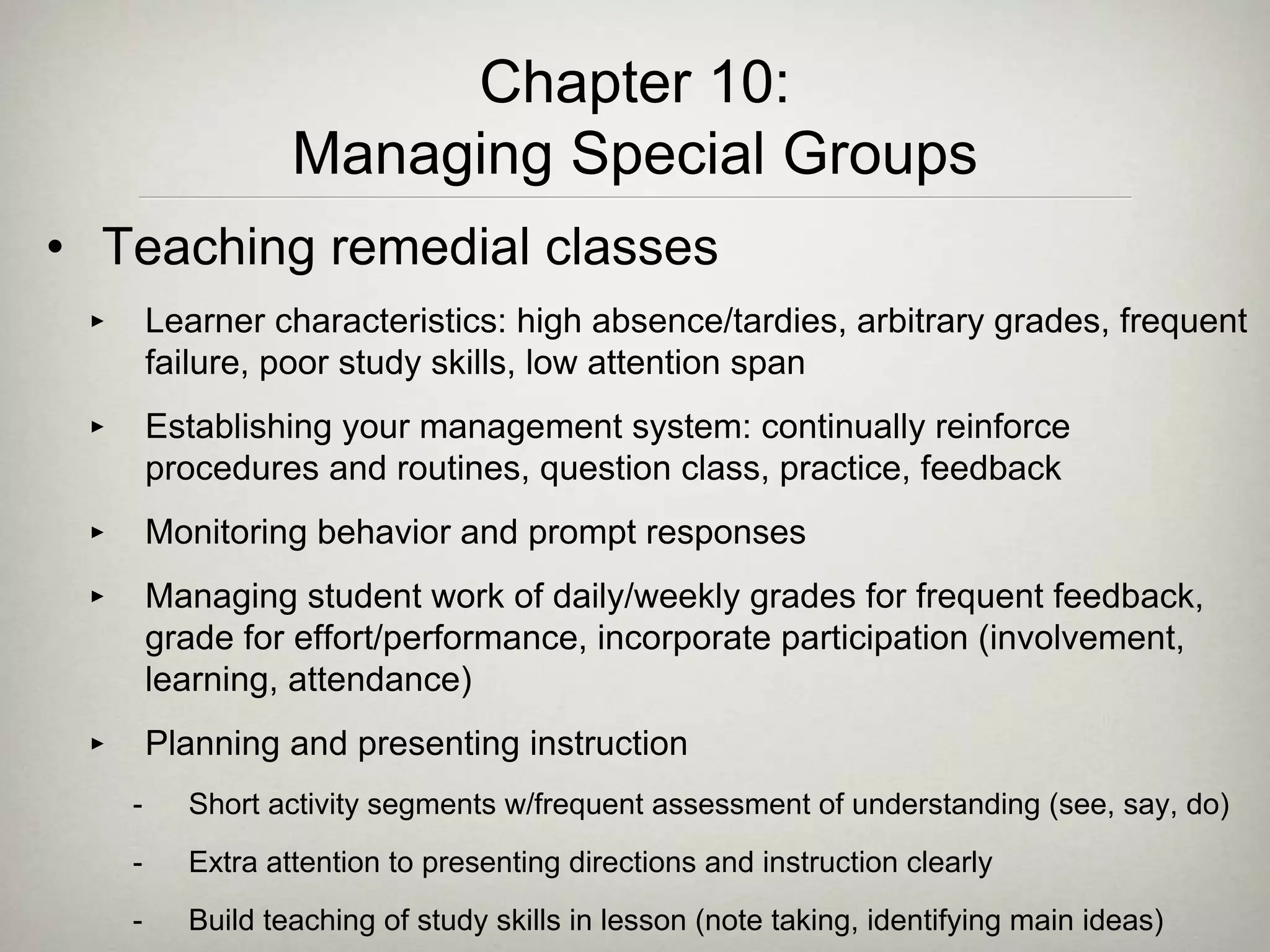 classroom management for middle and high school.ppt