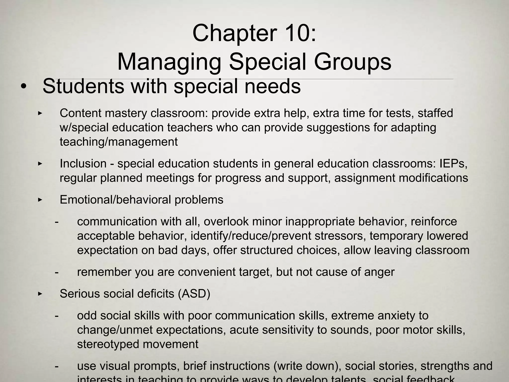 classroom management for middle and high school.ppt