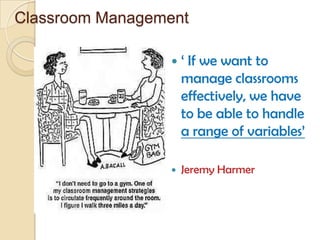 Classroom management IH | PPTX