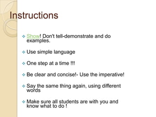 Classroom management IH | PPTX | Education