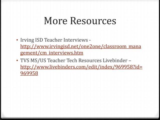 Classroom Management in a BYOD | PPTX